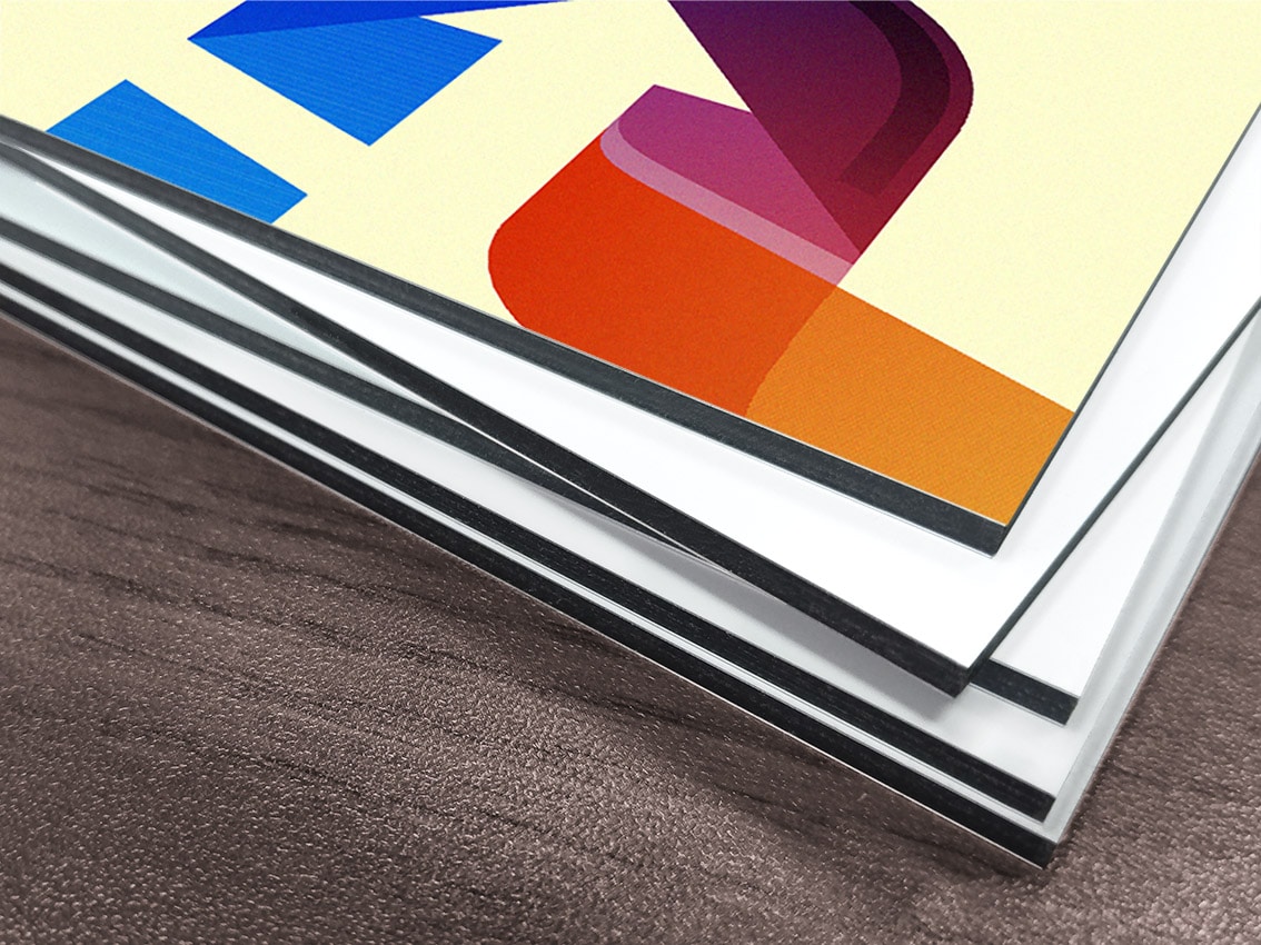 Impression sur panneaux dibond | Publicité en rigide aluminium composite
